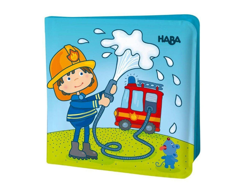 HABA Color Changing Bath Book - Firefighter | Ten Little Baby Toys