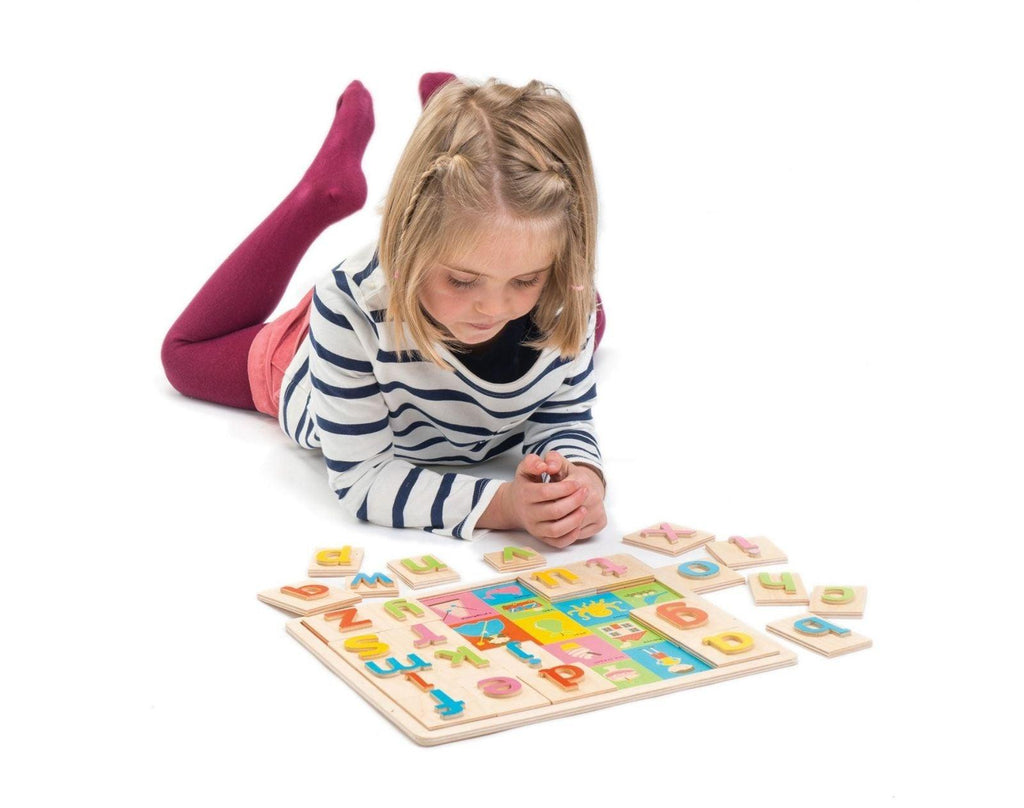 Tender Leaf Alphabet Tray | Ten Little Toddler & Kids' Toys