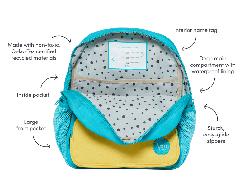 Recycled Backpack - 12 Inch – Ten Little