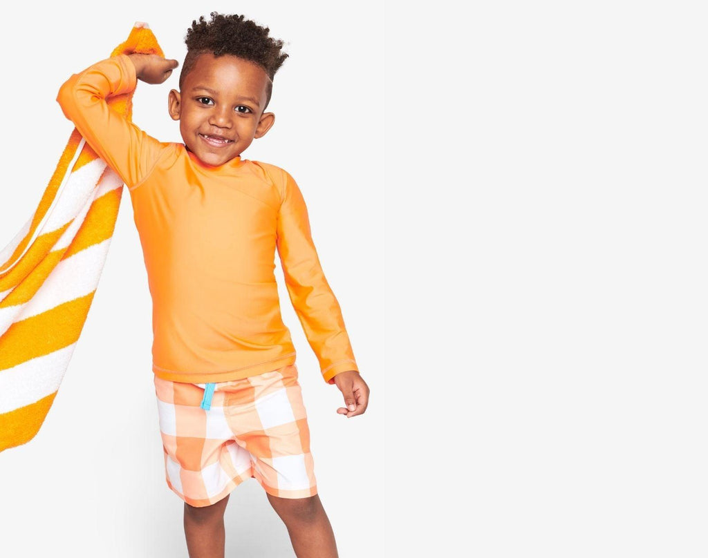 Primary Long Sleeve Rash Guard - 2 Pack for Toddler & Kids | Ten Little